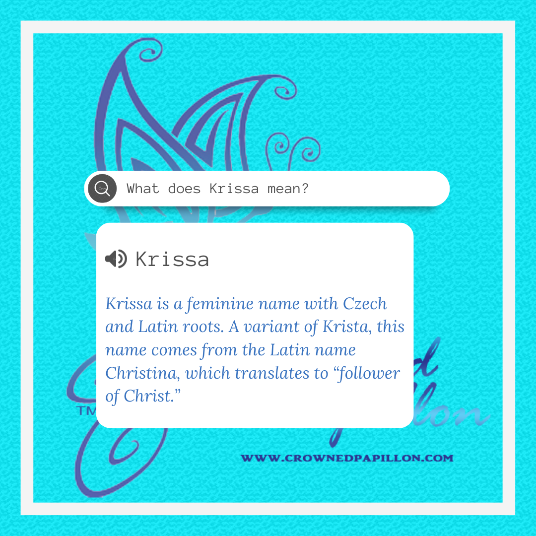 He Knows Our Names – Crowned Papillon